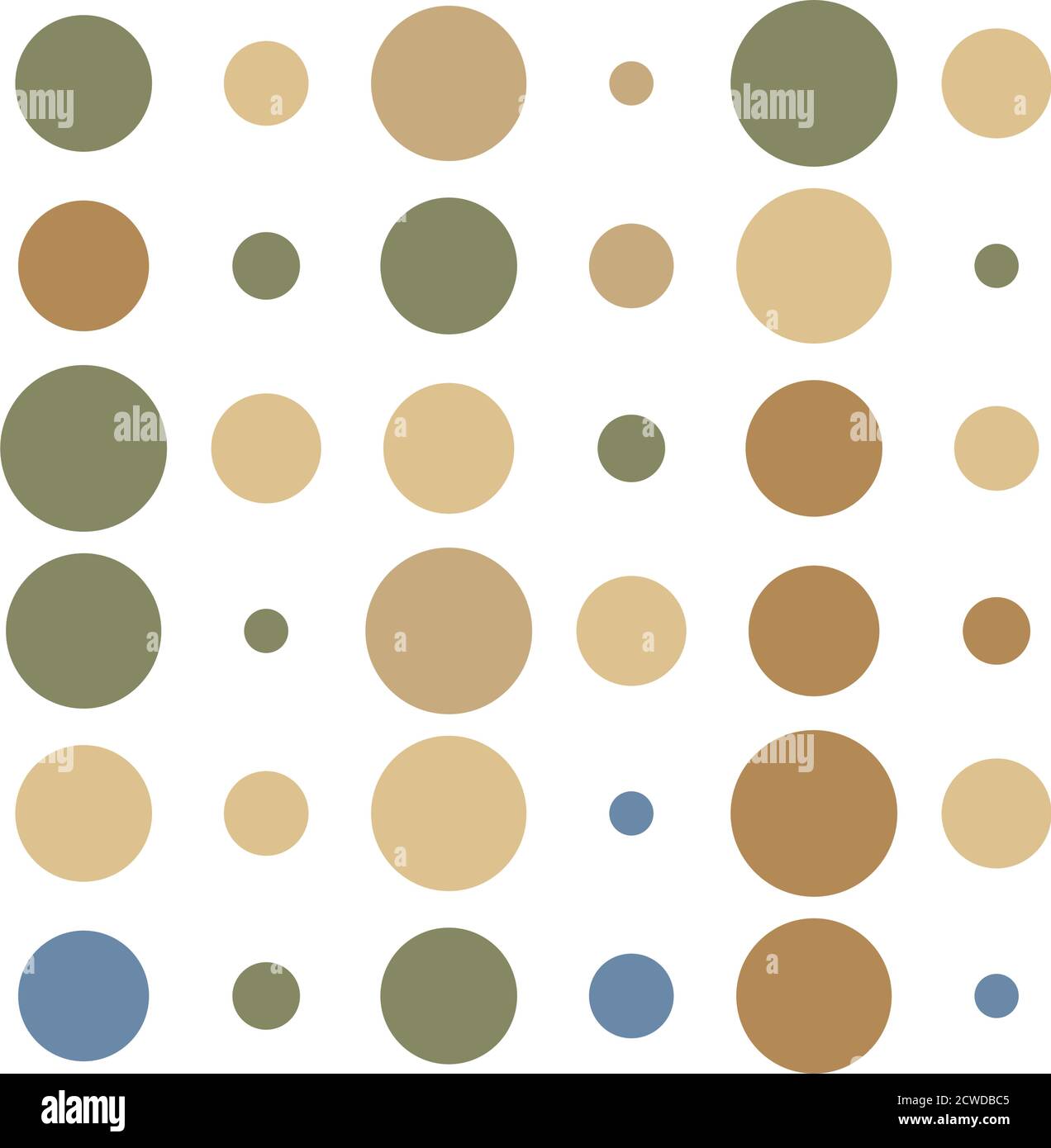 6x6 circles dots variation design. Dotted speckles, freckles. Circles ...