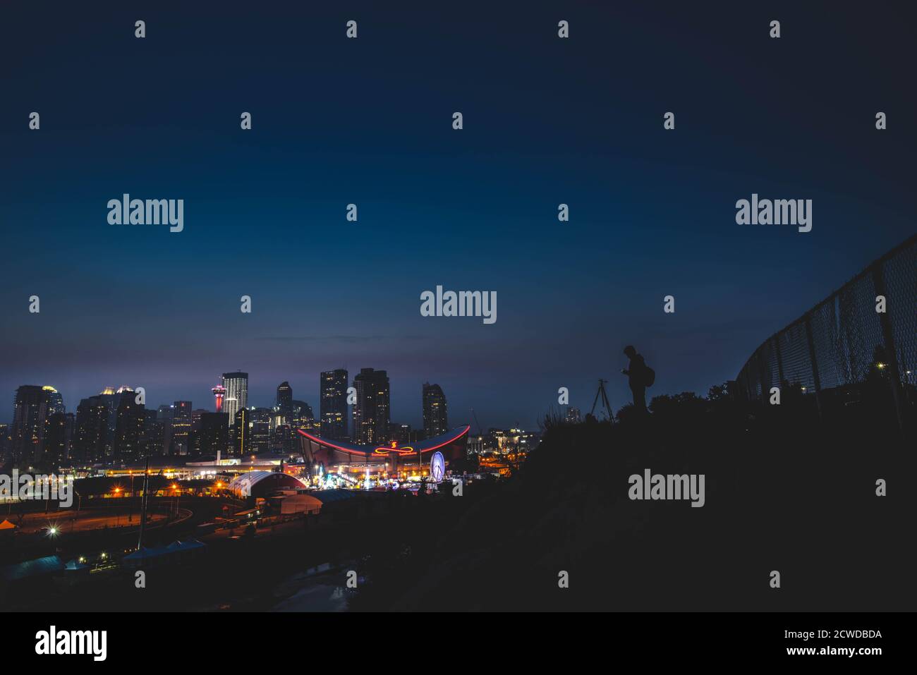 Nightscape of calgary hi-res stock photography and images - Alamy