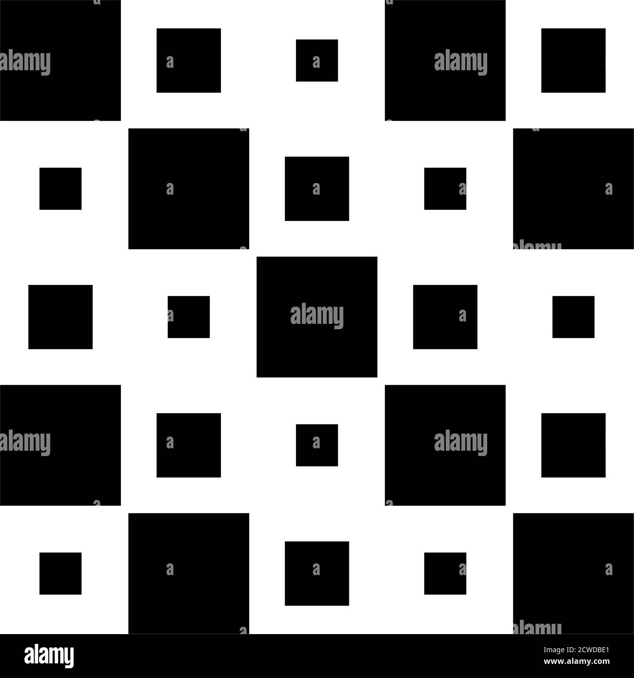 5x5 cube, square geometric arrangement. Square illustration Stock ...