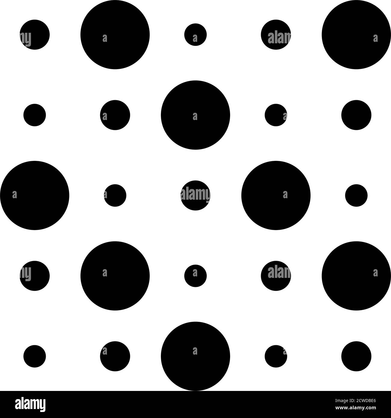 5x5 circles dots variation design. Dotted speckles, freckles. Circles ...