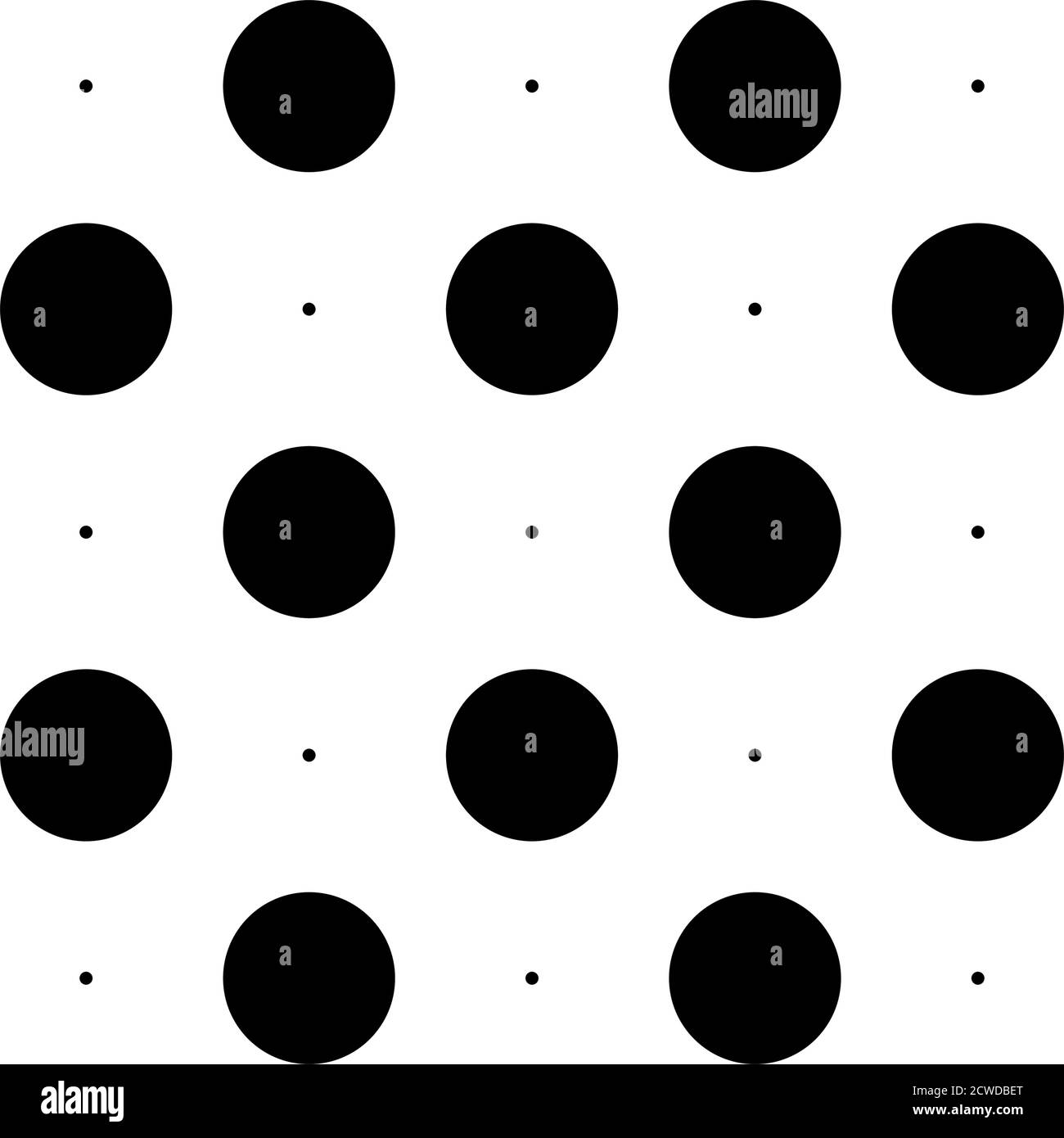 5x5 circles dots variation design. Dotted speckles, freckles. Circles ...