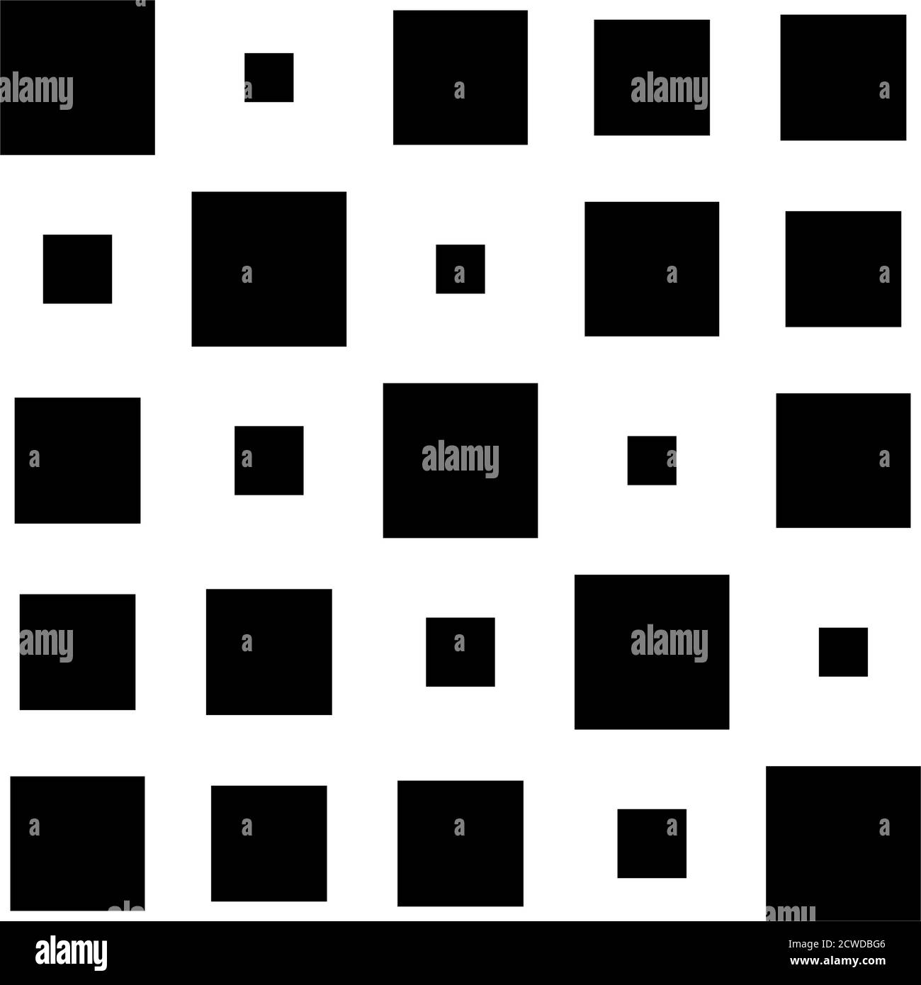 5x5 cube, square geometric arrangement. Square illustration Stock ...