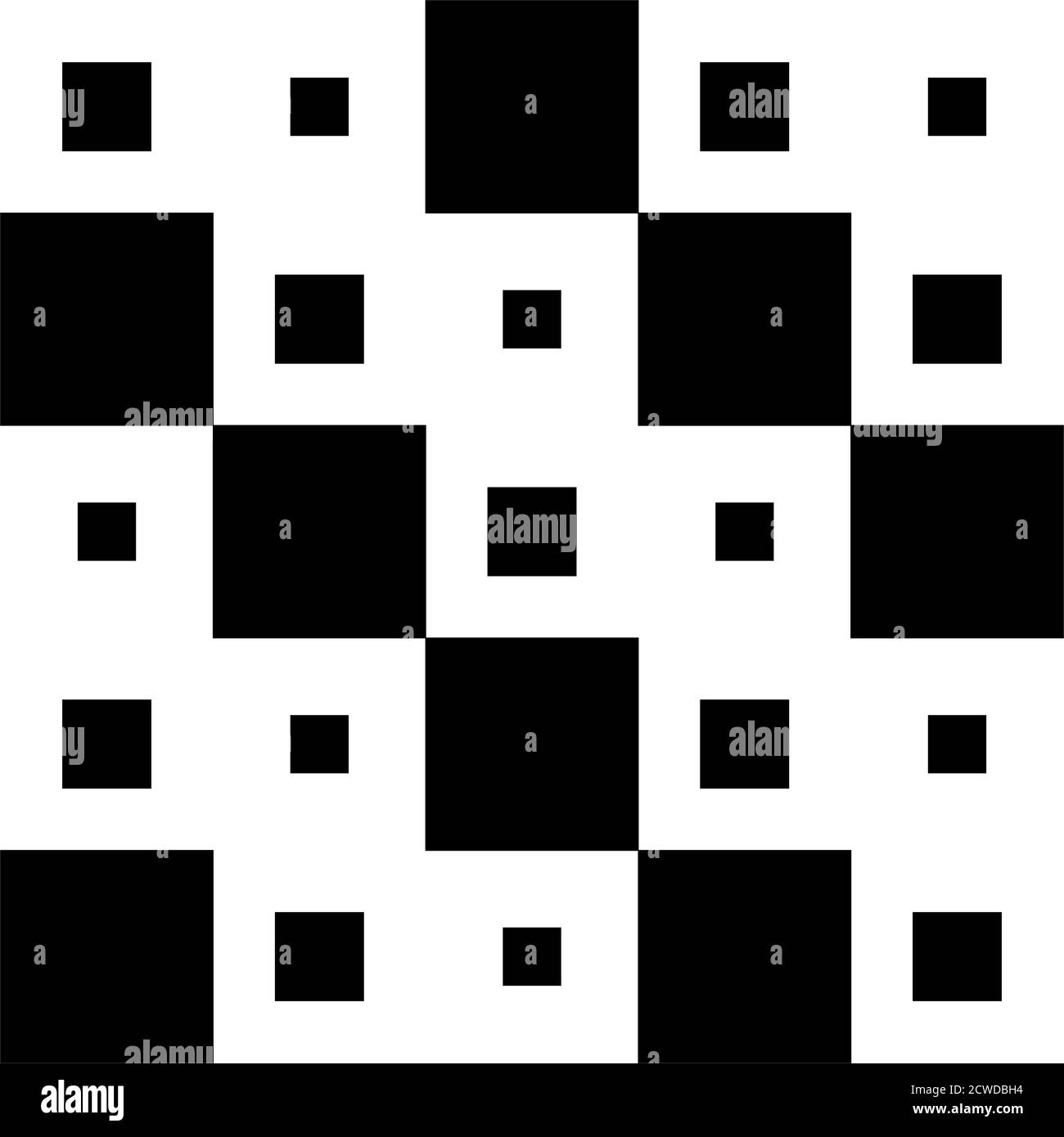 5x5 cube, square geometric arrangement. Square illustration Stock ...