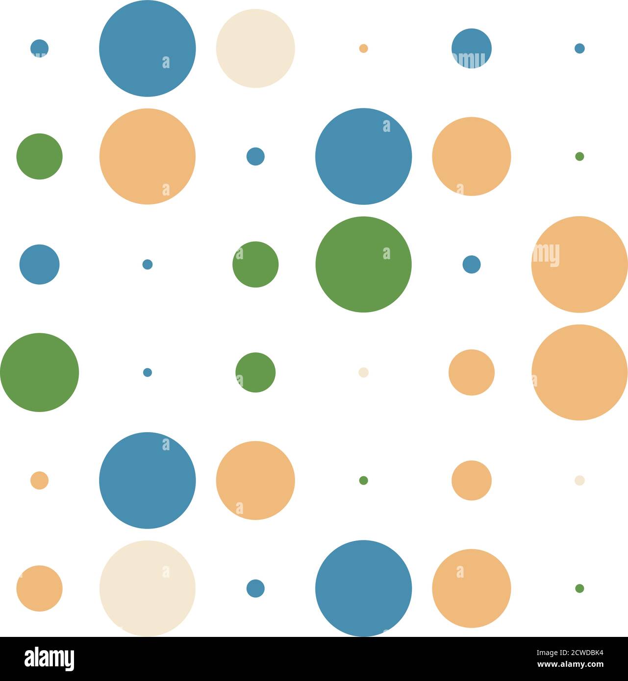 6x6 circles dots variation design. Dotted speckles, freckles. Circles ...