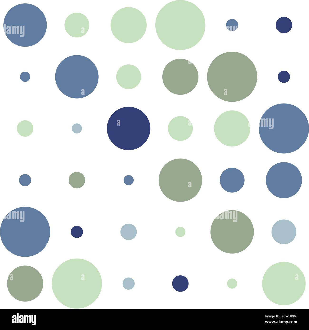 6x6 circles dots variation design. Dotted speckles, freckles. Circles ...