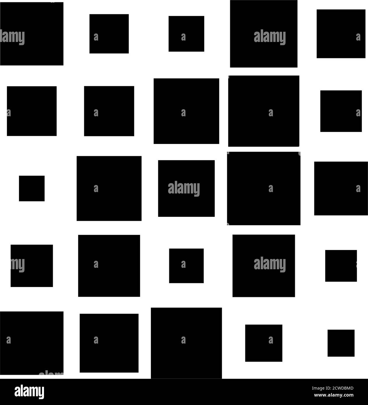 5x5 cube, square geometric arrangement. Square illustration Stock ...