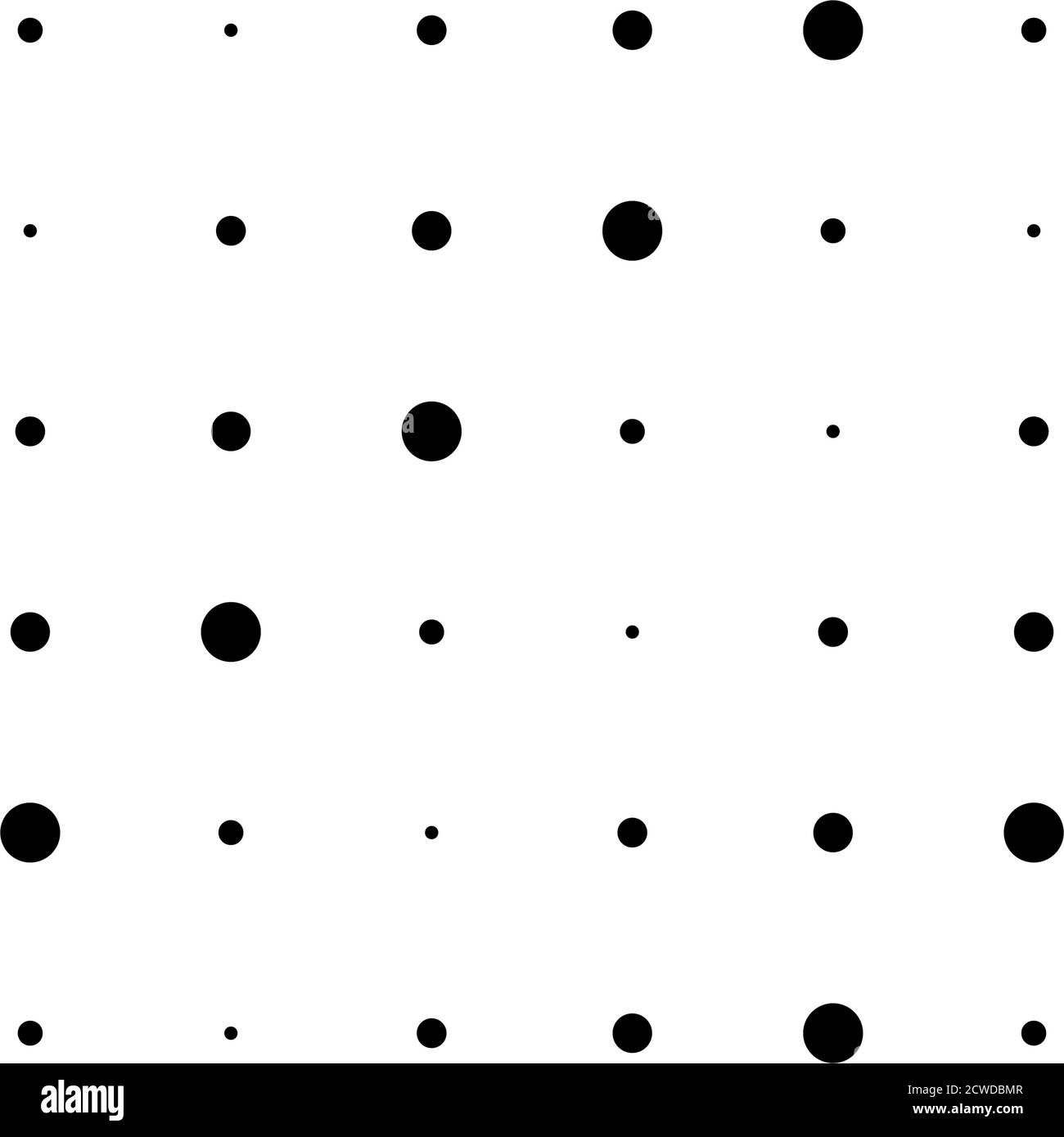 6x6 circles dots variation design. Dotted speckles, freckles. Circles ...