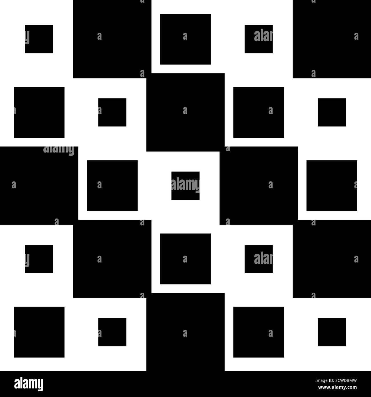 5x5 cube, square geometric arrangement. Square illustration Stock ...