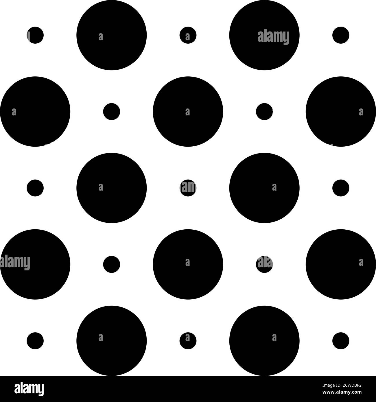 5x5 circles dots variation design. Dotted speckles, freckles. Circles ...