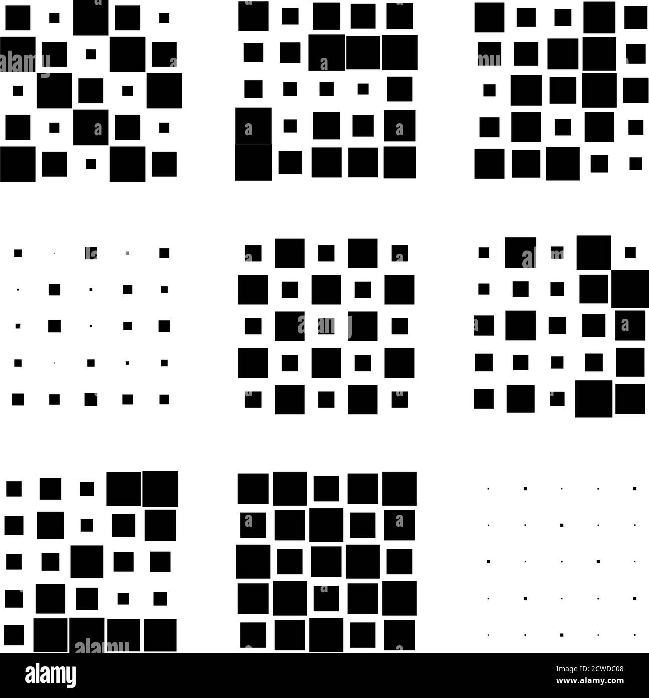 5x5 cube, square geometric arrangement. Square illustration Stock ...