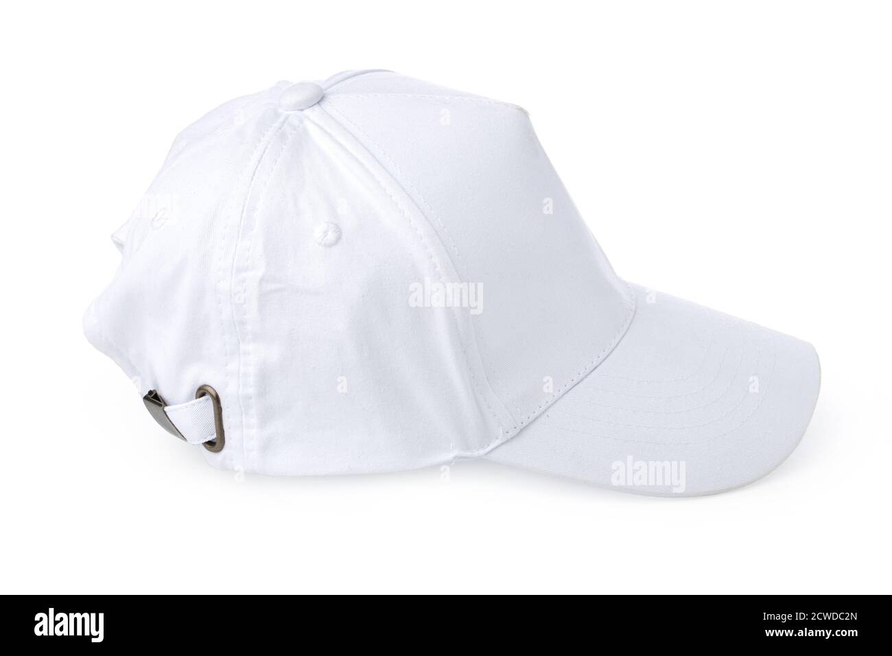 White Baseball cap isolated on white background Stock Photo - Alamy
