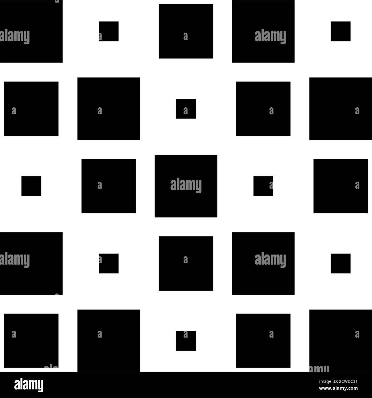 5x5 cube, square geometric arrangement. Square illustration Stock ...