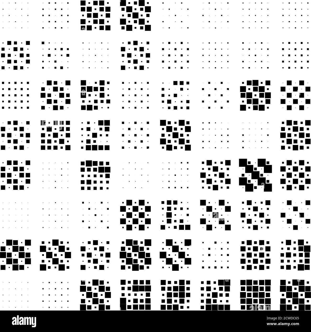 5x5 cube, square geometric arrangement. Square illustration Stock ...