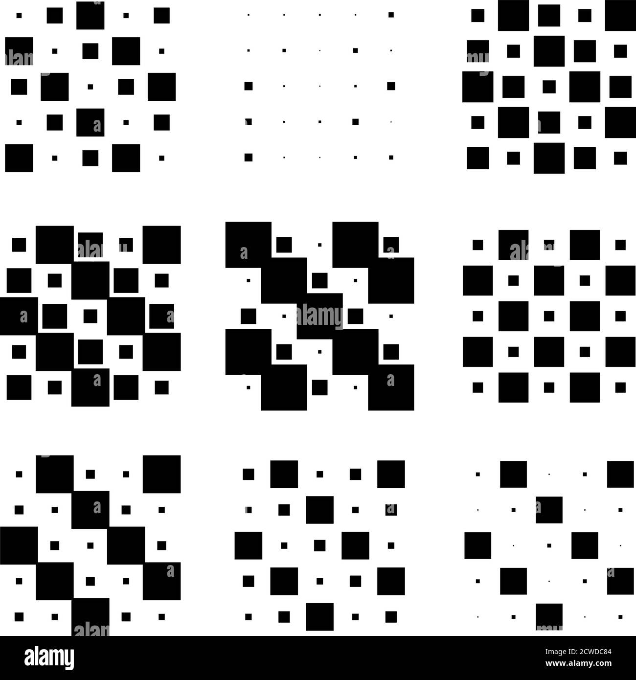 5x5 cube, square geometric arrangement. Square illustration Stock ...