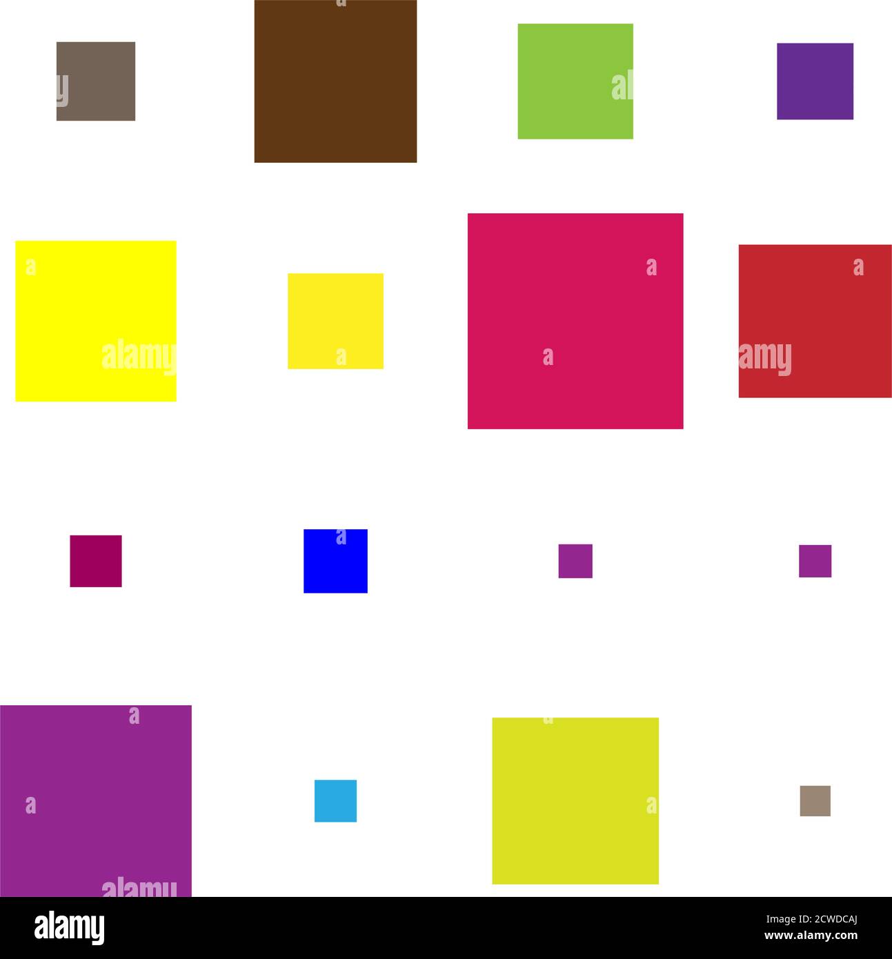 4x4 cube, square geometric arrangement. Square illustration Stock ...