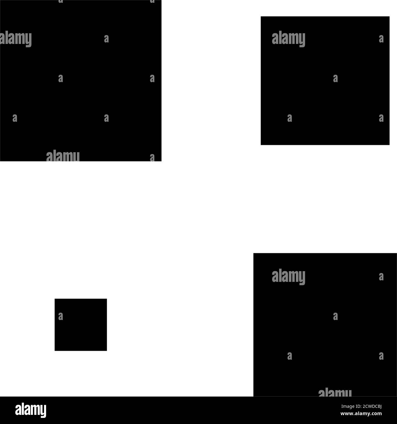 4x4 cube, square geometric arrangement. Square illustration Stock ...