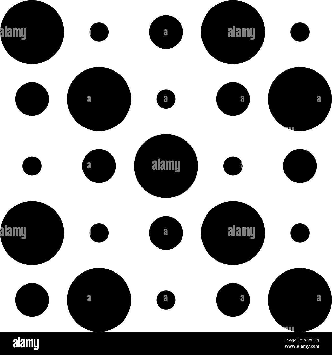 5x5 circles dots variation design. Dotted speckles, freckles. Circles ...