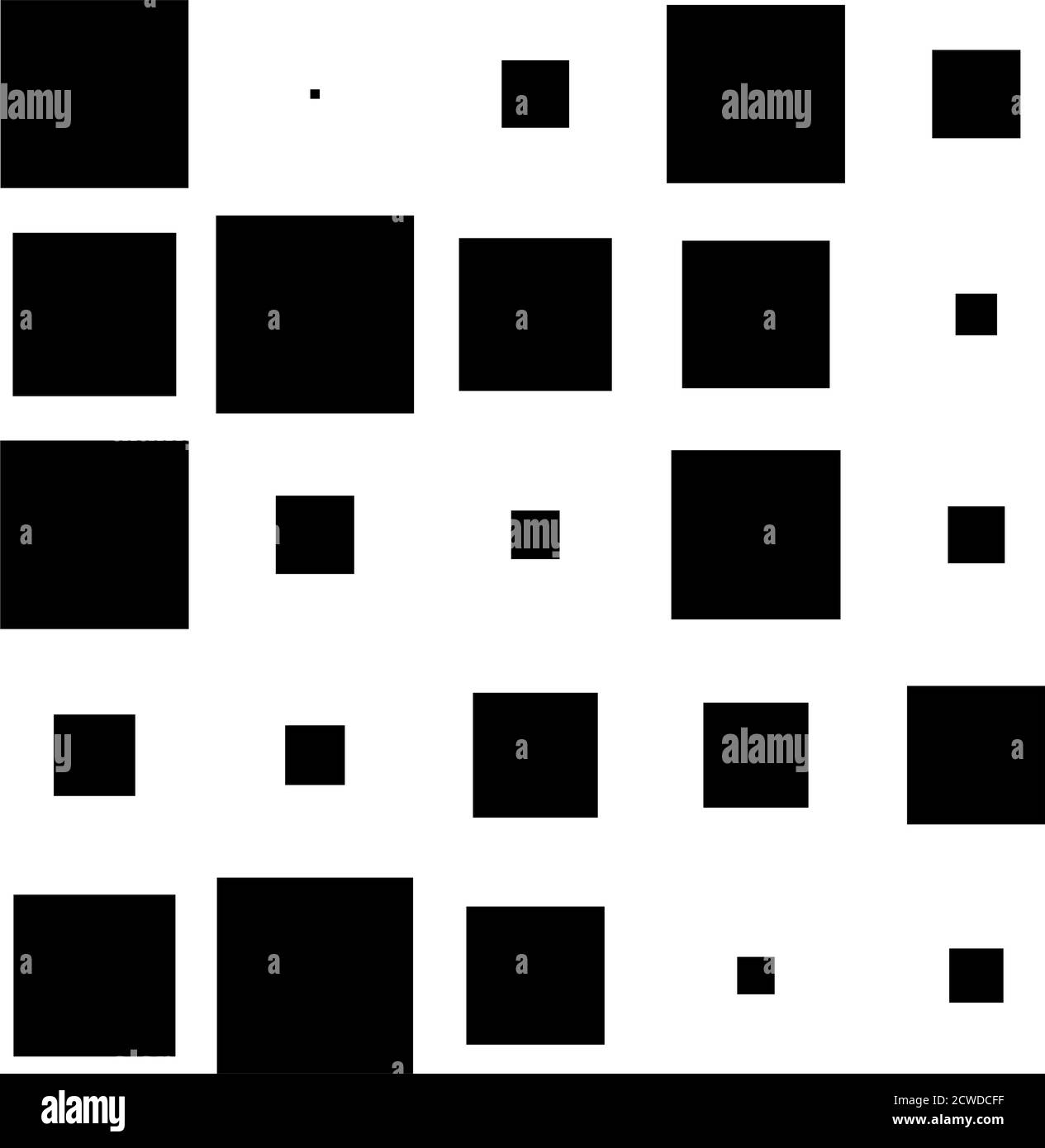 5x5 cube, square geometric arrangement. Square illustration Stock ...