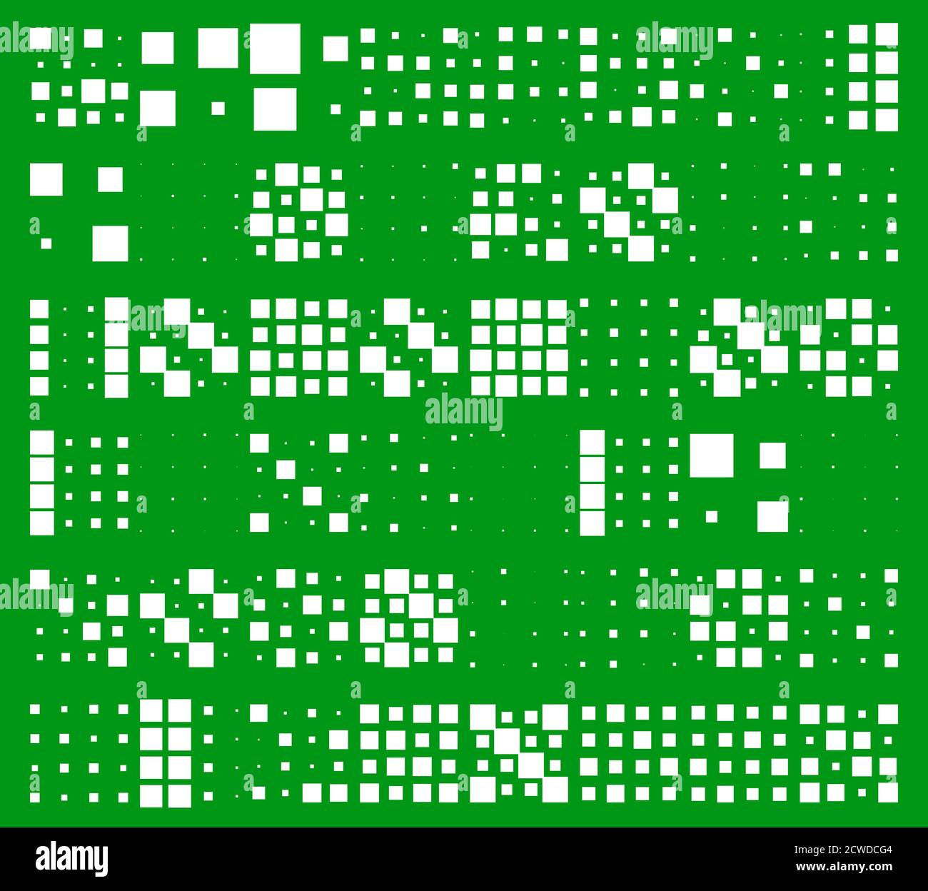 4x4 cube, square geometric arrangement. Square illustration Stock ...