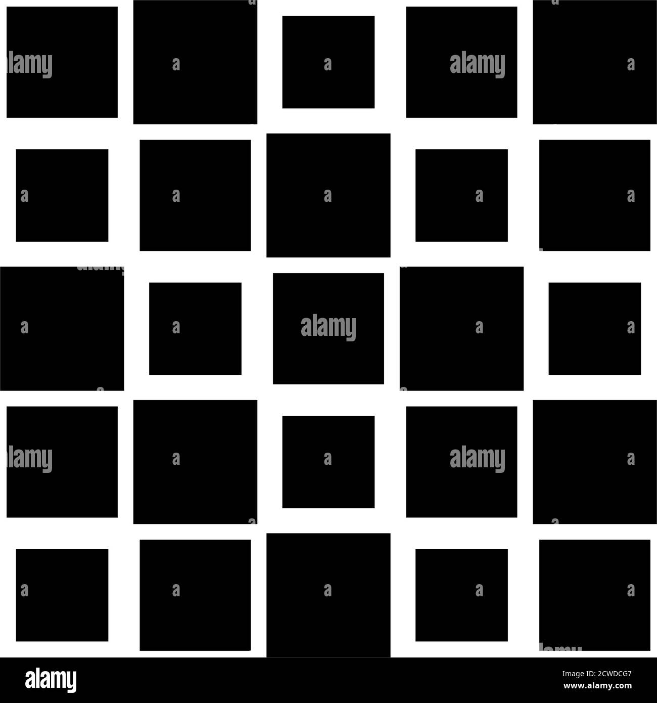 5x5 cube, square geometric arrangement. Square illustration Stock ...