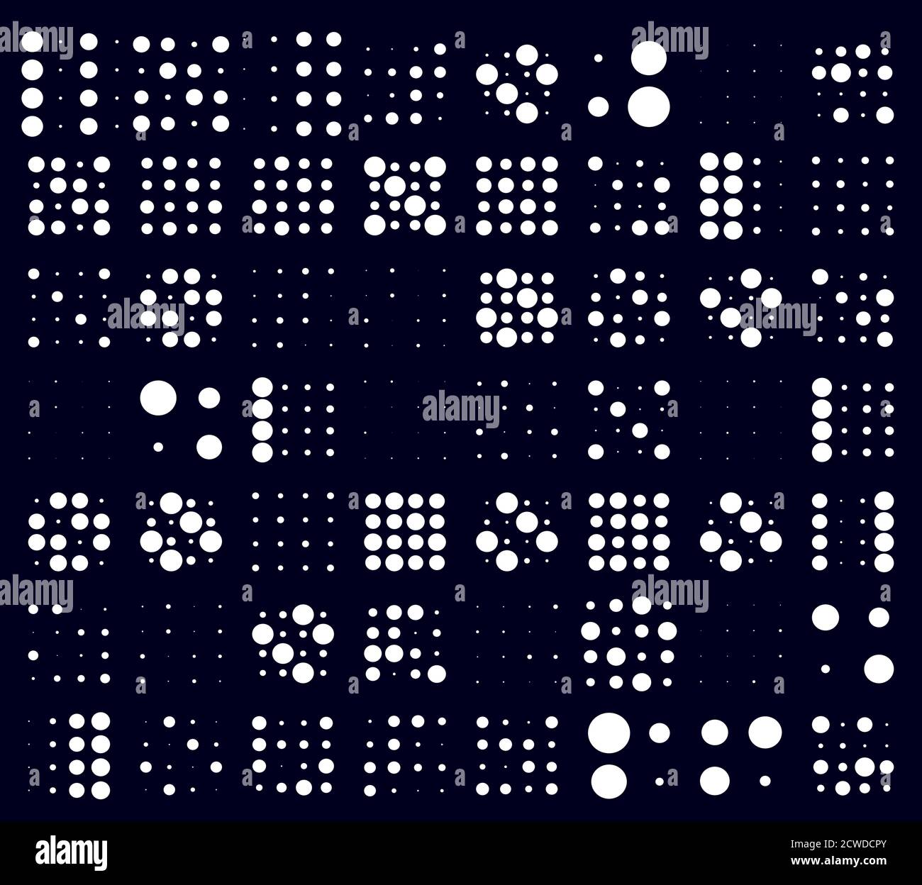 Dots alternate Stock Vector Images - Alamy