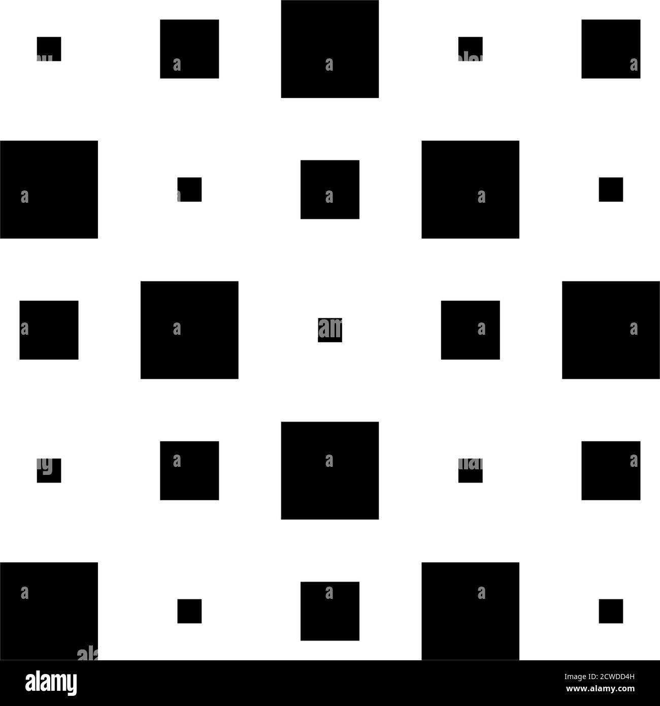 5x5 cube, square geometric arrangement. Square illustration Stock ...