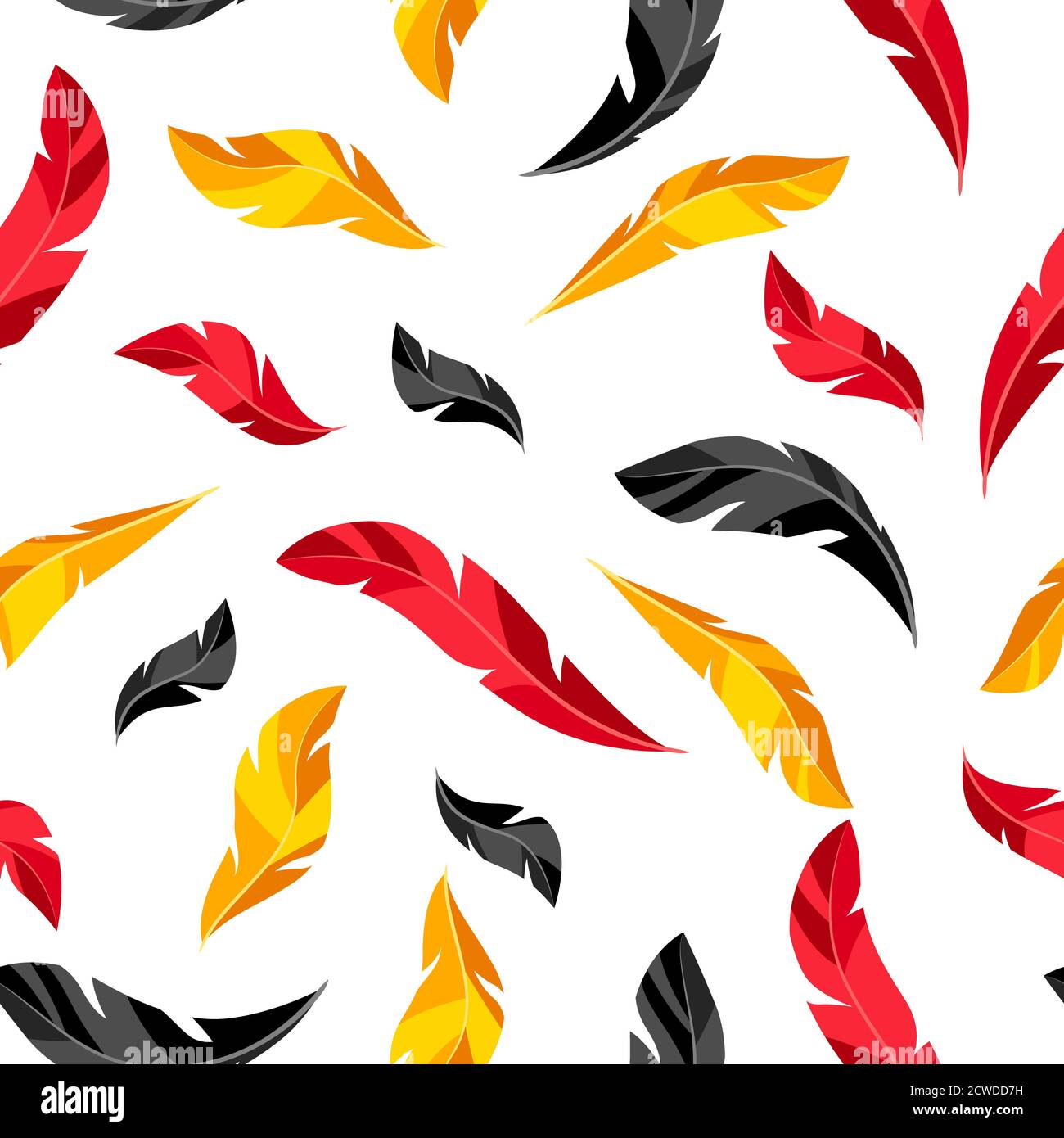 Seamless pattern with carnival feathers Stock Vector Image & Art - Alamy