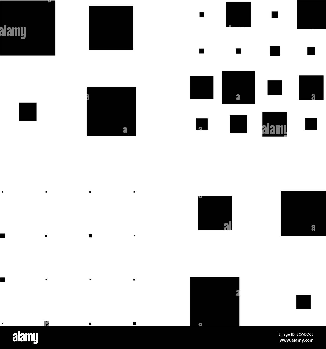 4x4 cube, square geometric arrangement. Square illustration Stock ...