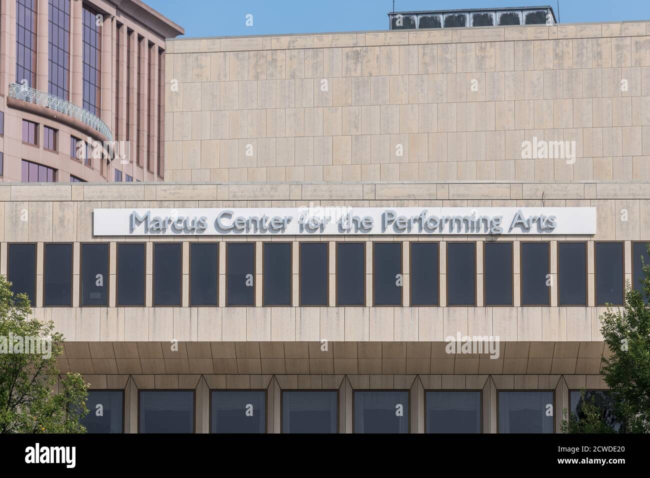 Milwaukee, WI: 23 September 2020: The Marcus Center for the Performing ...