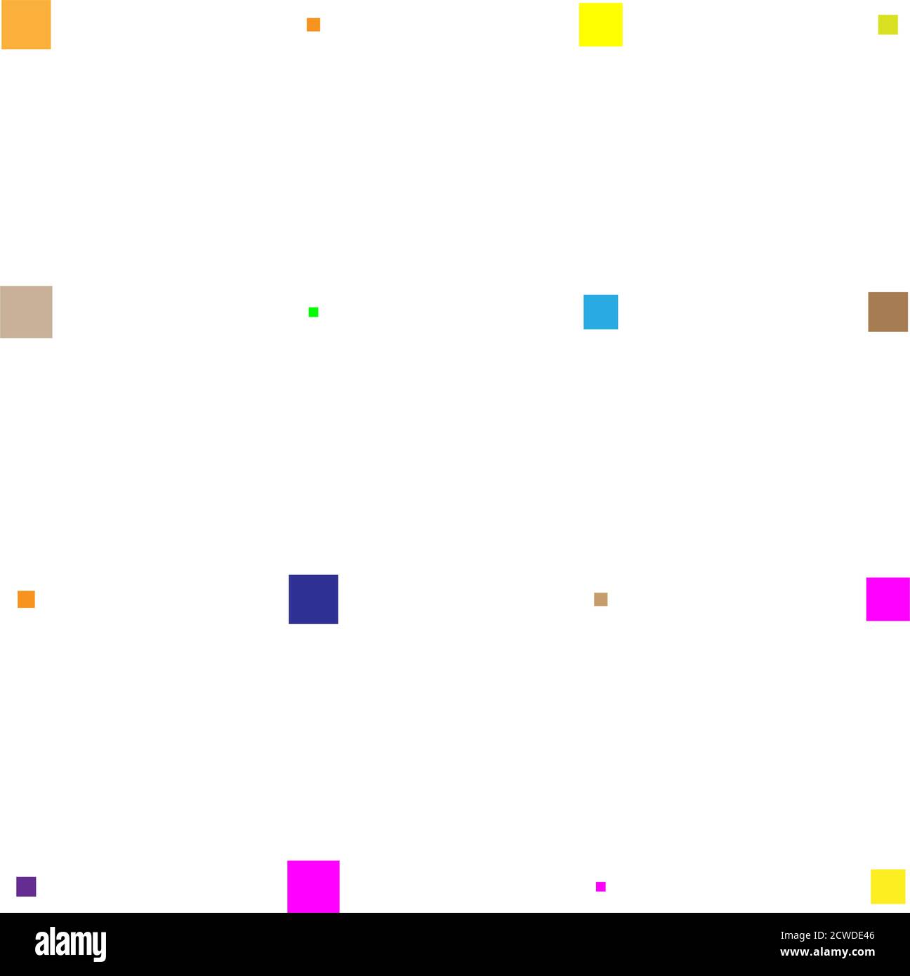 4x4 cube, square geometric arrangement. Square illustration Stock ...