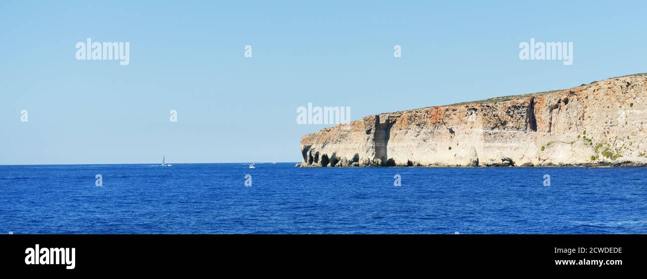 The beautiful coastline in Malta Stock Photo - Alamy