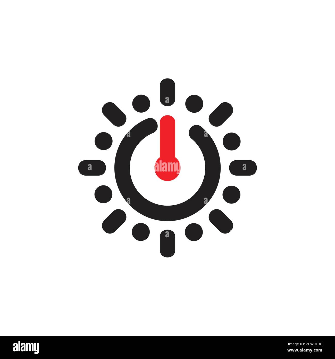 circle arrow up machine control logo vector Stock Vector Image & Art ...