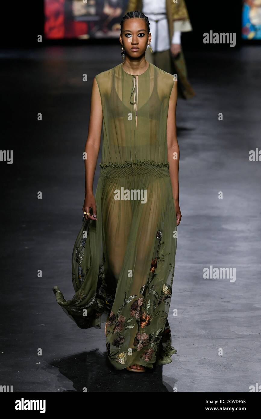 CHRISTIAN DIOR SS21 Runway during Paris Fashion Week September 2020 ...