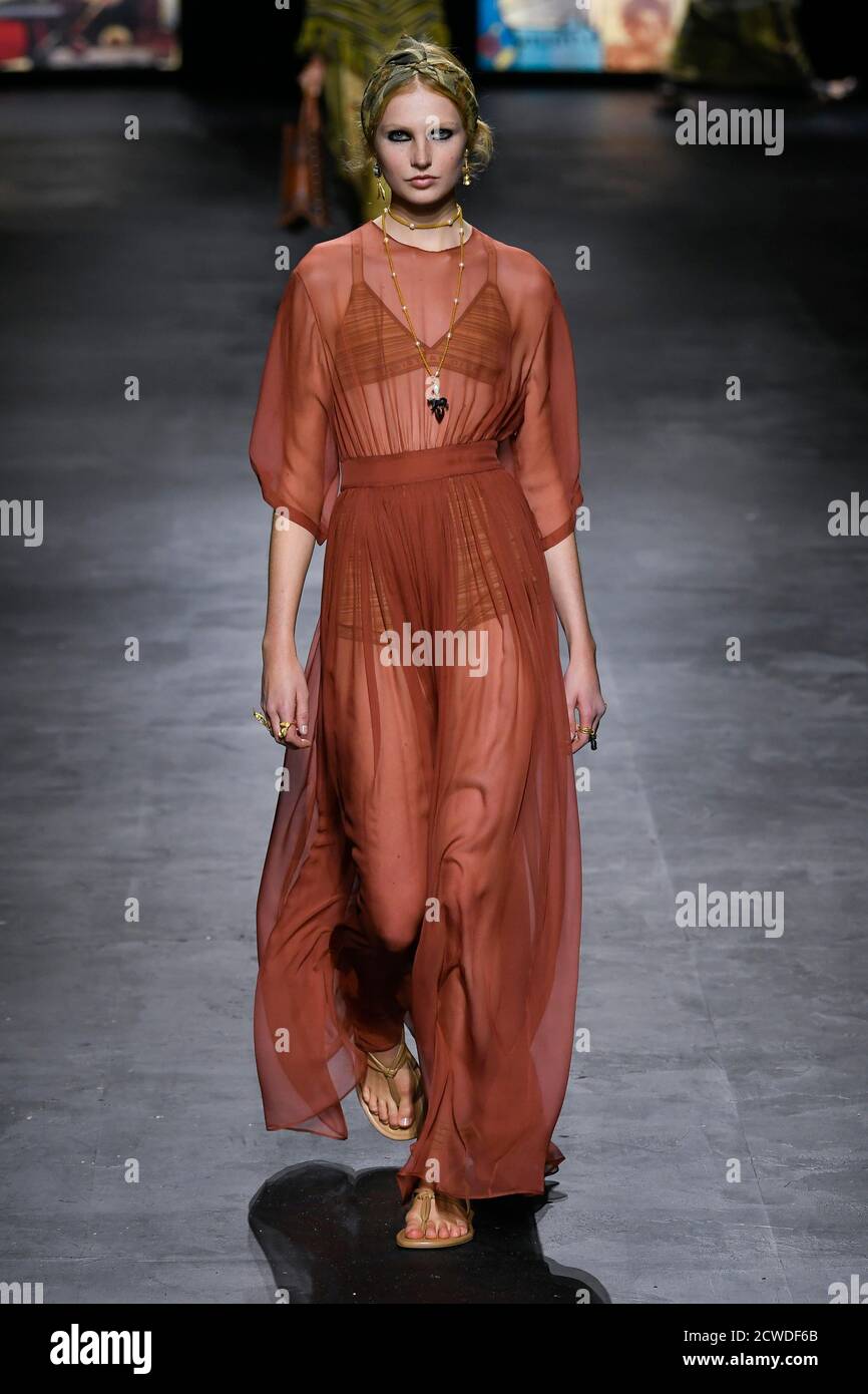 CHRISTIAN DIOR SS21 Runway during Paris Fashion Week September 2020 ...