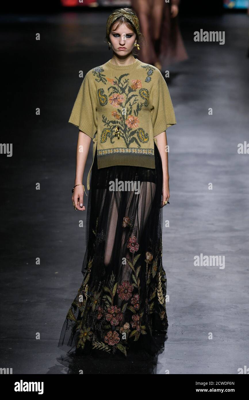 CHRISTIAN DIOR SS21 Runway during Paris Fashion Week September 2020 ...