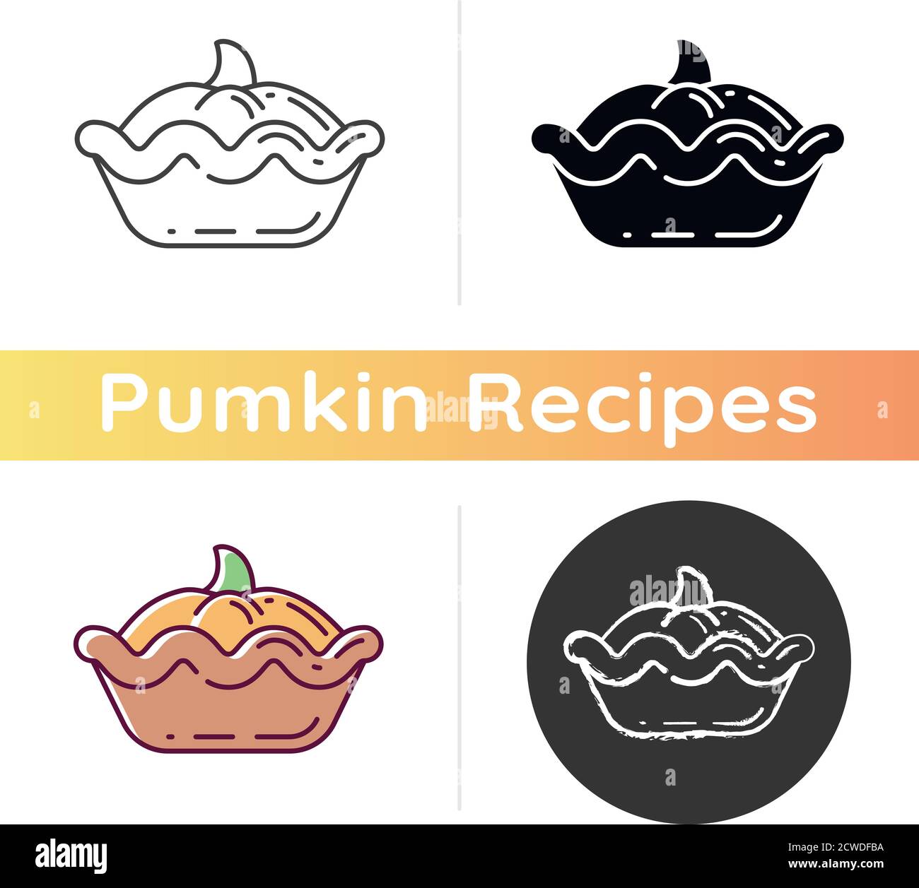 Pumpkin pie icon Stock Vector Image & Art - Alamy