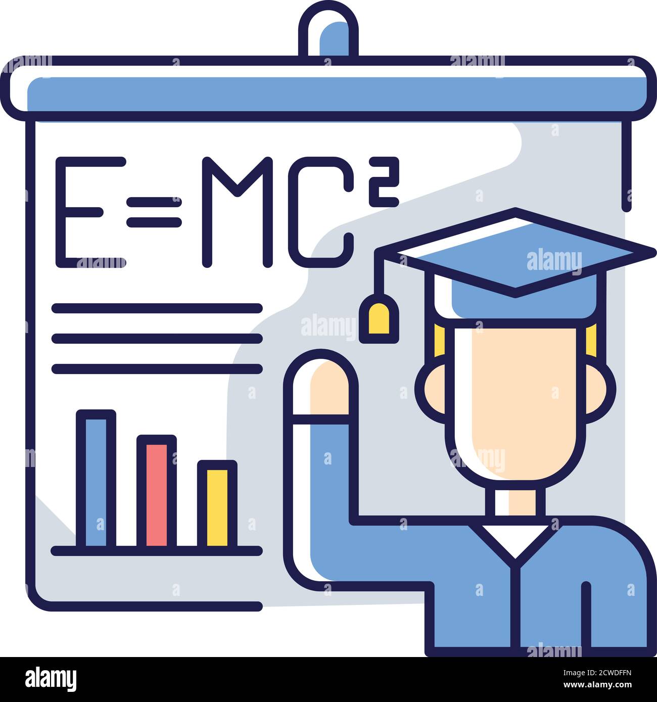 Achievement test RGB color icon Stock Vector Image & Art - Alamy