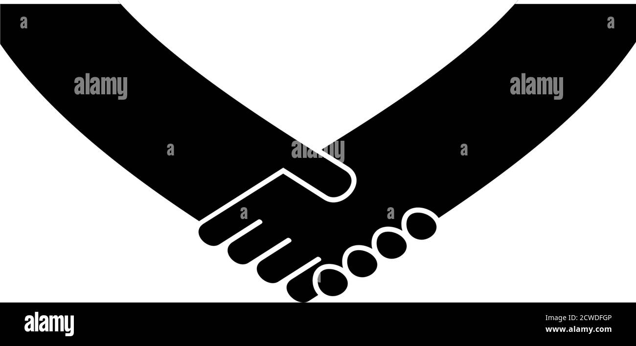letter v handshake deal design vector Stock Vector Image & Art - Alamy