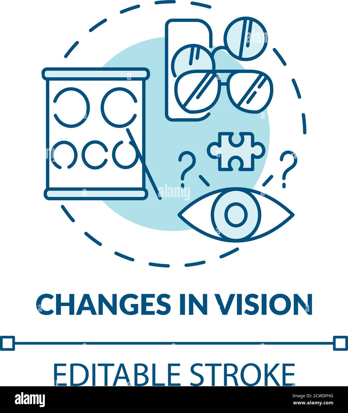 Vision changes Stock Vector Images - Alamy