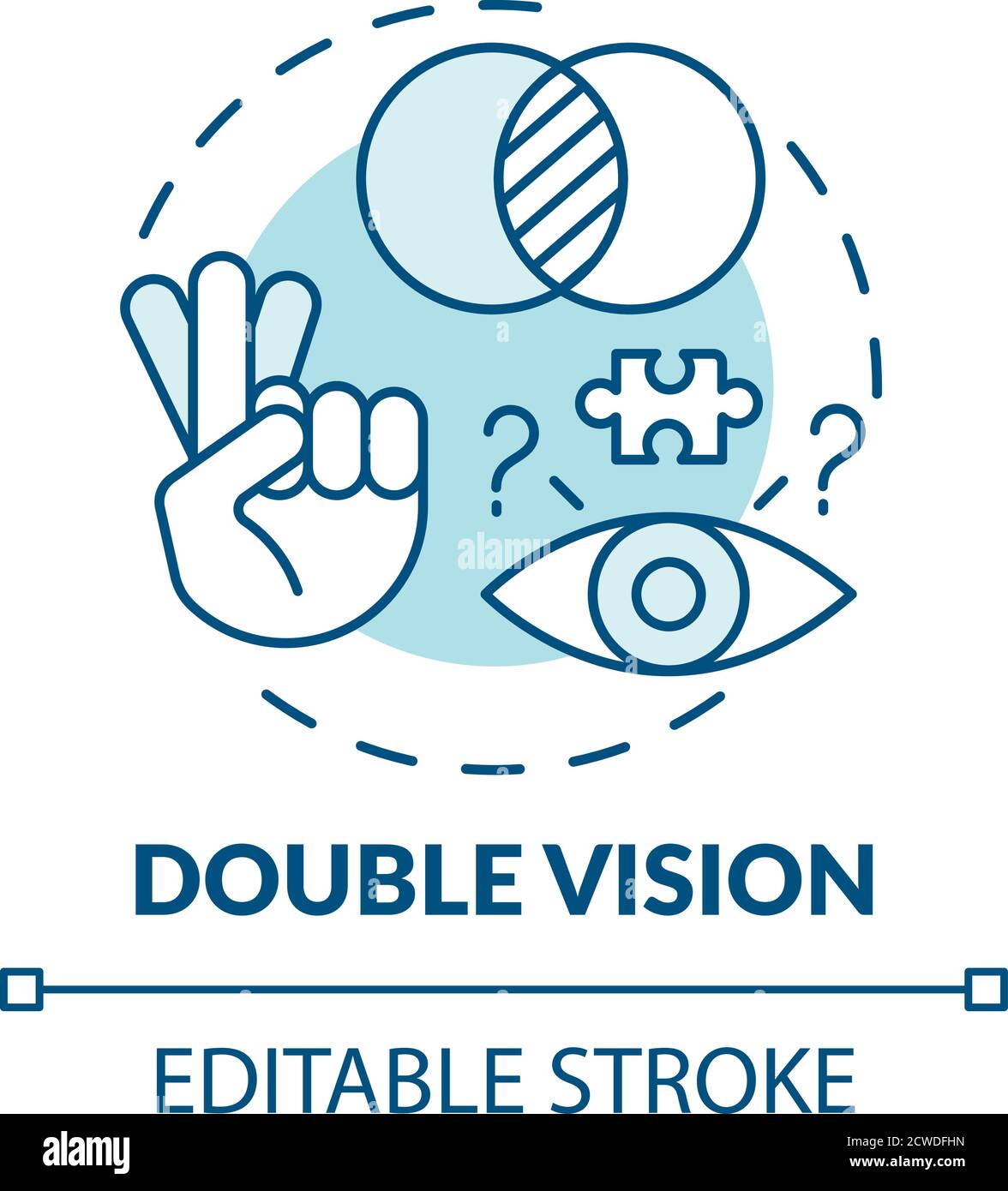 Double sight Stock Vector Images - Alamy