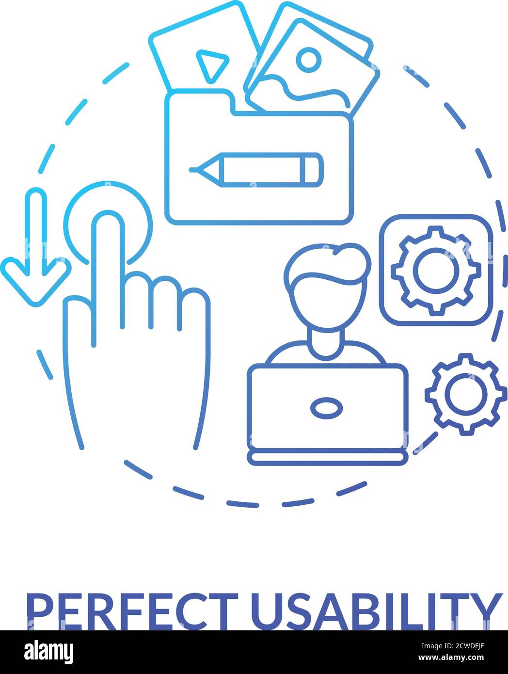 Perfect usability concept icon Stock Vector Image & Art - Alamy