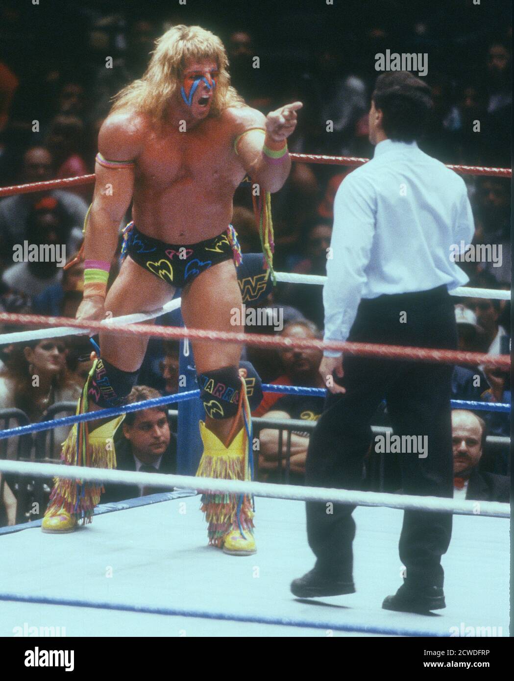Ultimate Warrior, (James Brian Hellwig) 1989 Photo By John Barrett/PHOTOlink Photo via Credit ...