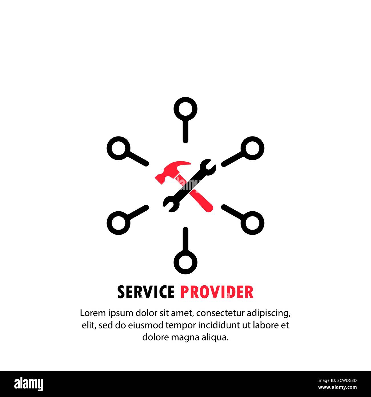 Shopping provider Stock Vector Images - Alamy