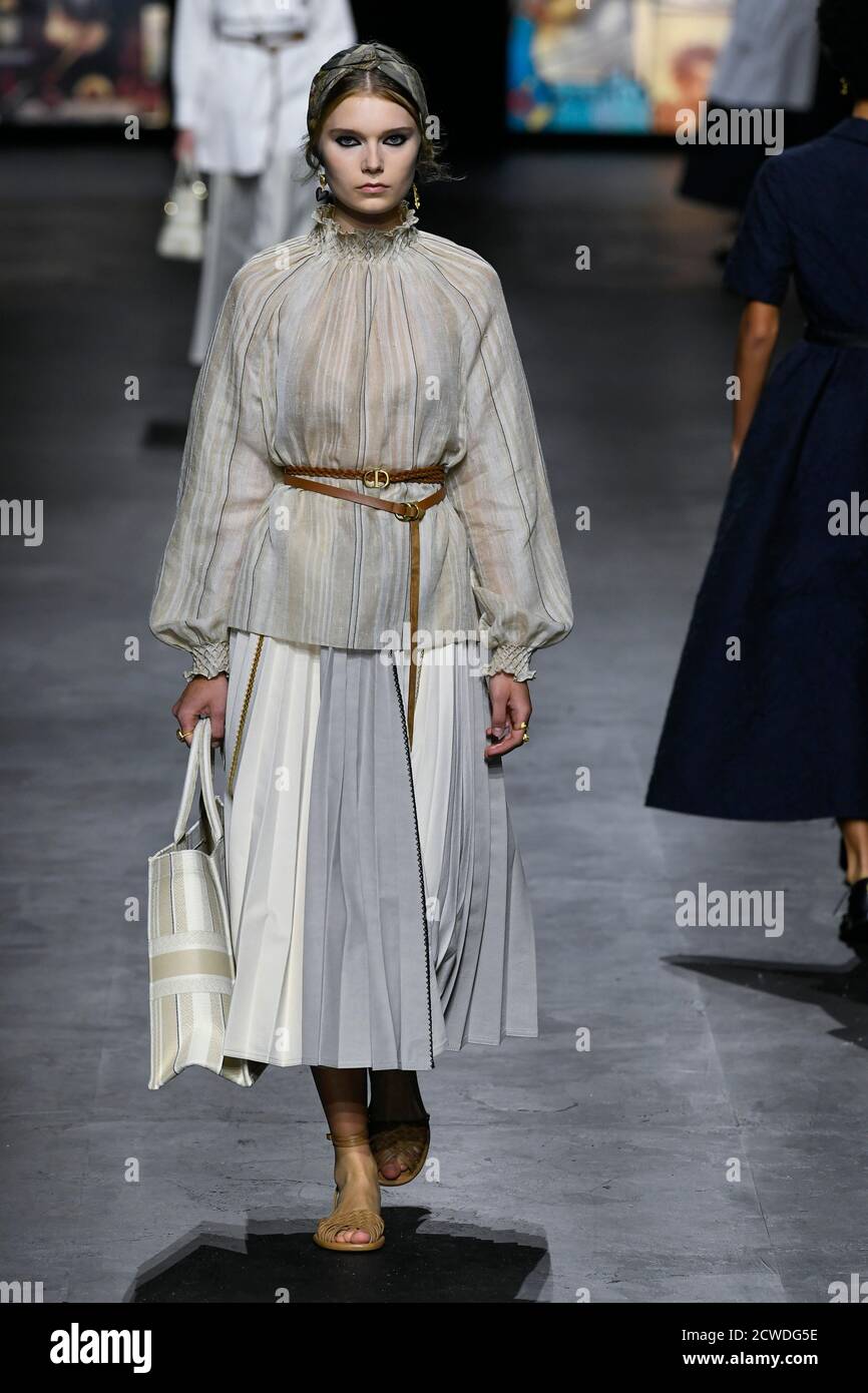 CHRISTIAN DIOR SS21 Runway during Paris Fashion Week September 2020 ...