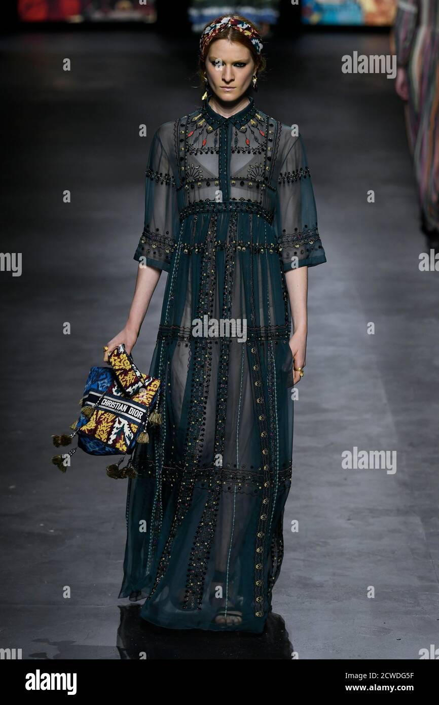 CHRISTIAN DIOR SS21 Runway during Paris Fashion Week September 2020 ...