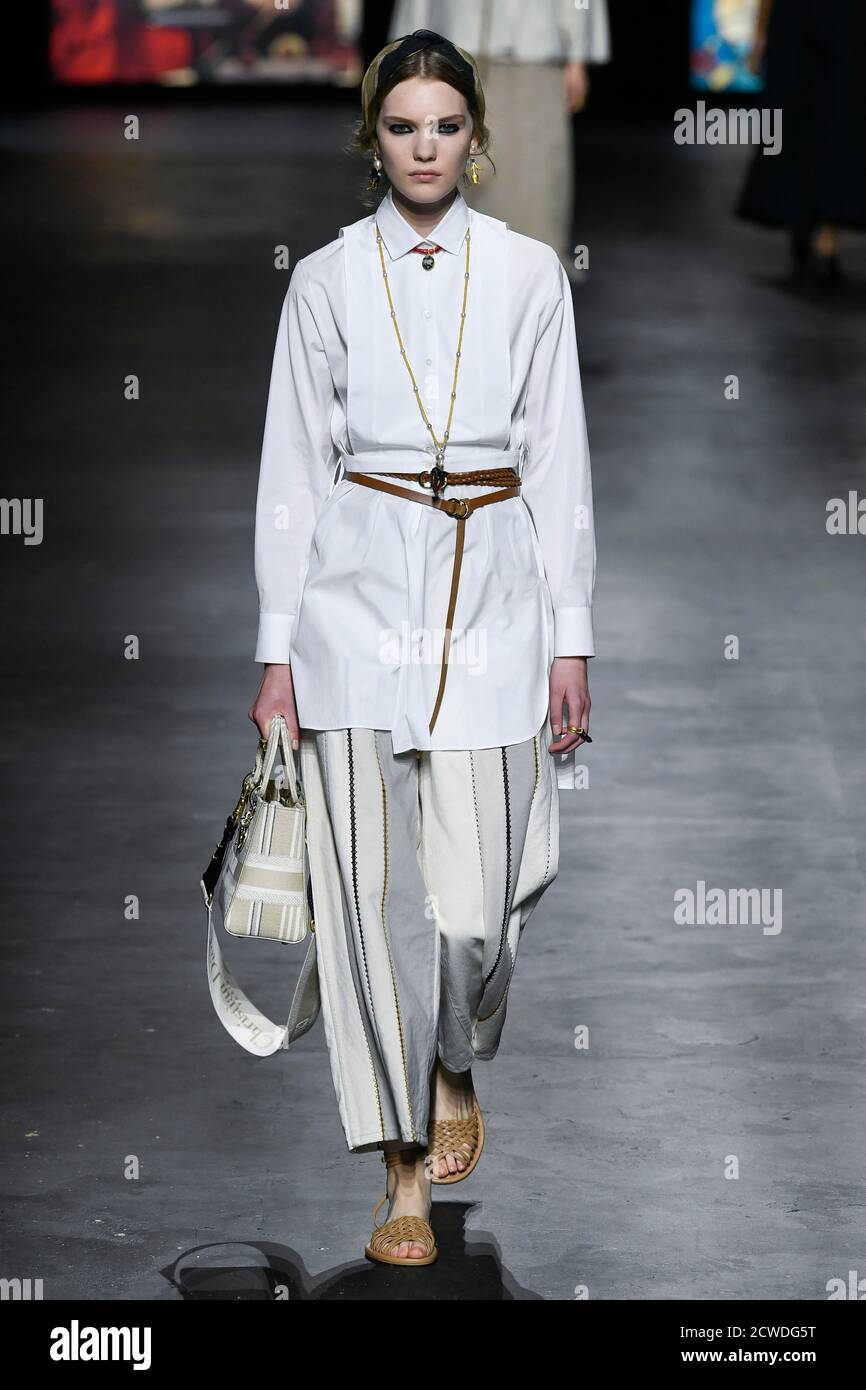 CHRISTIAN DIOR SS21 Runway during Paris Fashion Week September 2020 ...