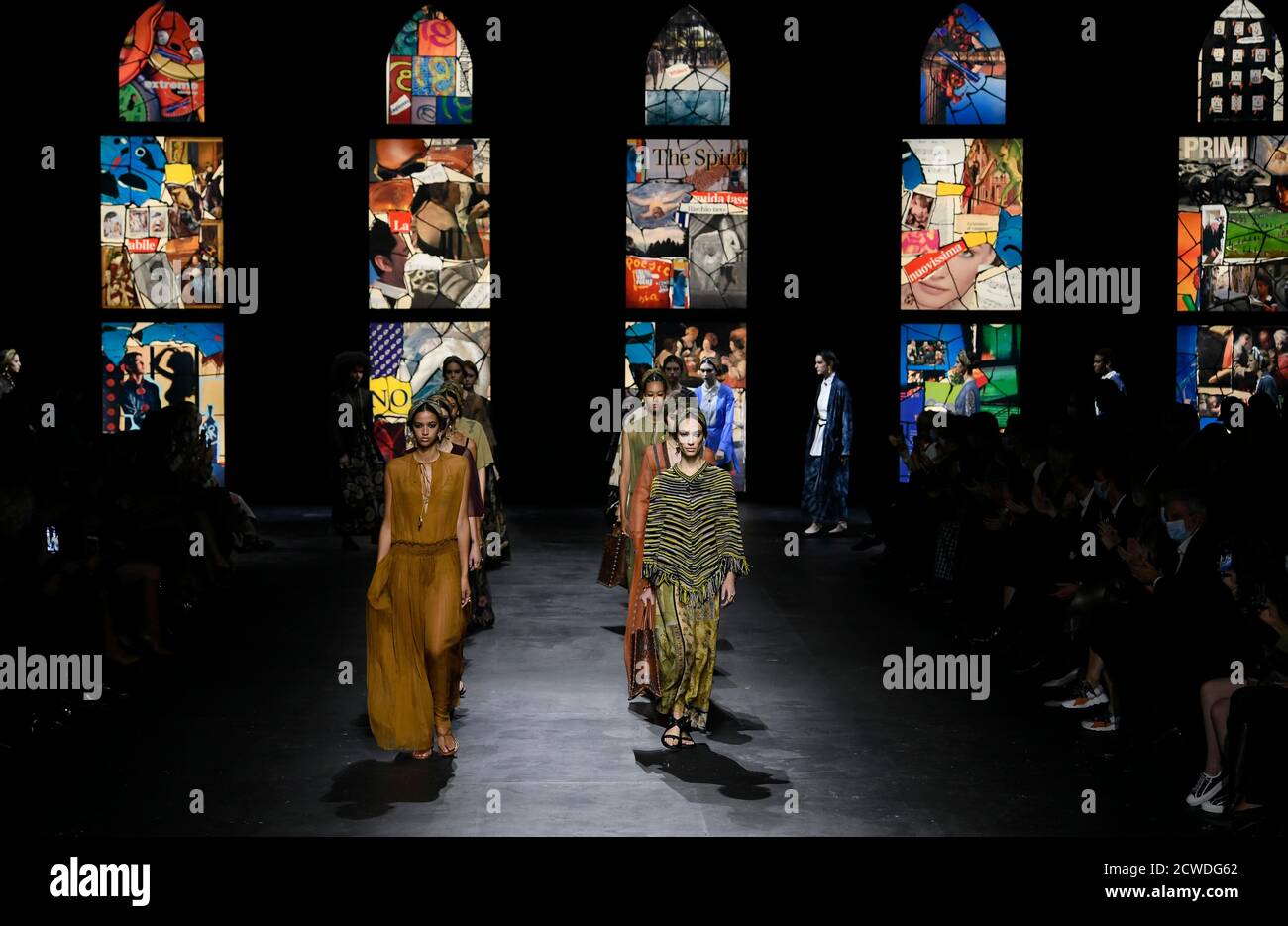 CHRISTIAN DIOR SS21 Runway during Paris Fashion Week September 2020 ...