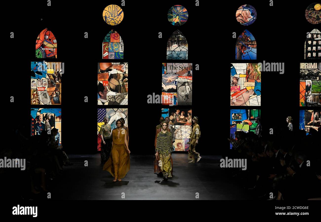 CHRISTIAN DIOR SS21 Runway during Paris Fashion Week September 2020 ...