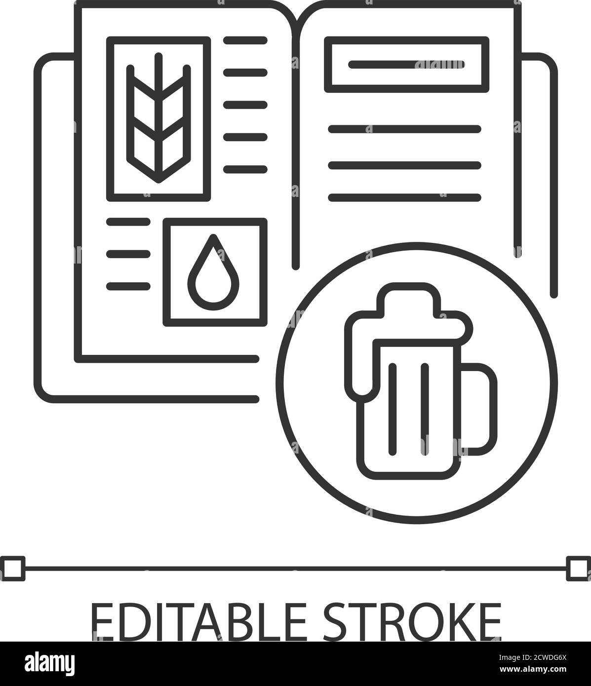 Party recipe Black and White Stock Photos & Images - Alamy