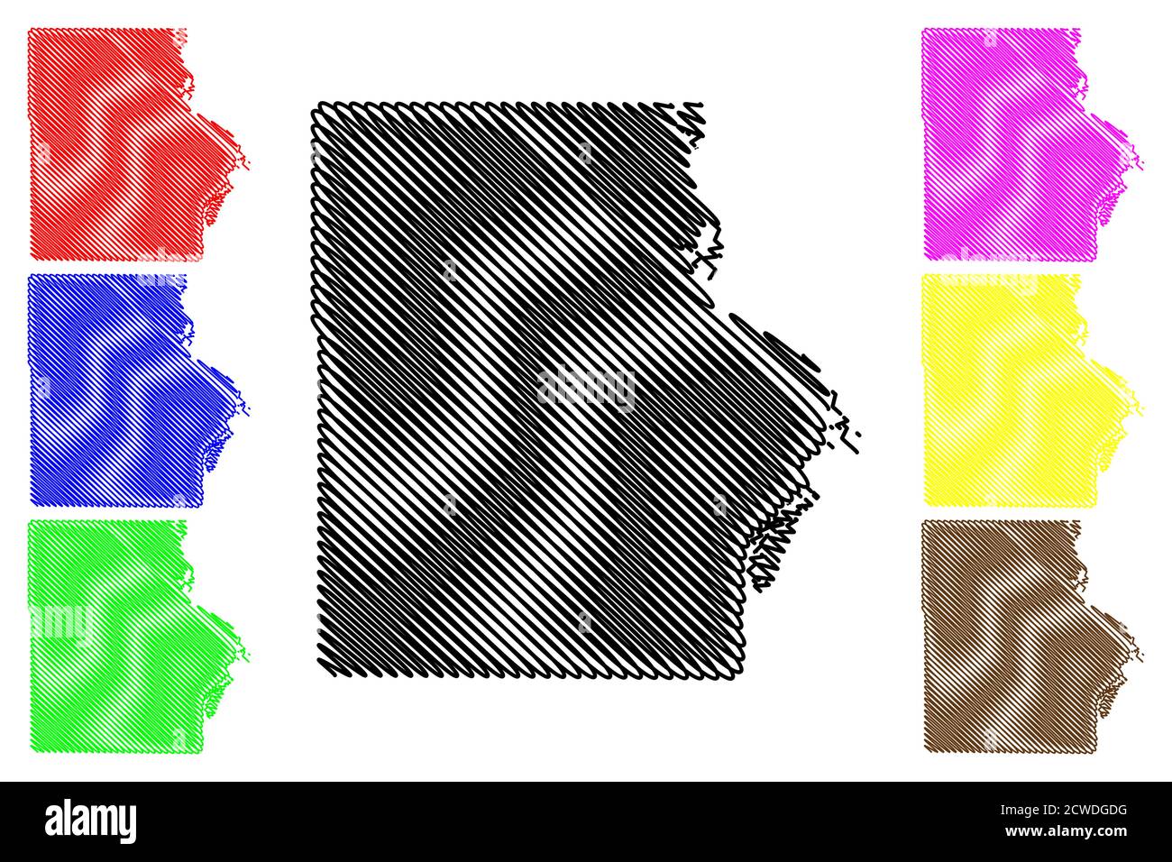 Allamakee County, Iowa (U.S. county, United States of America, USA, U.S ...